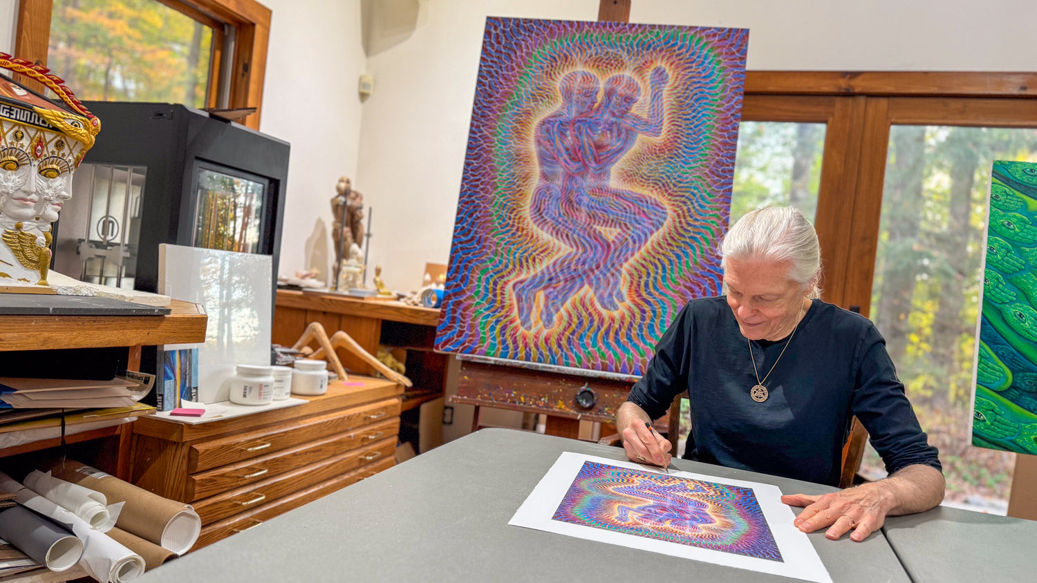 Spooning by Alex Grey | New Painting & Limited Edition Fine Art Print ...