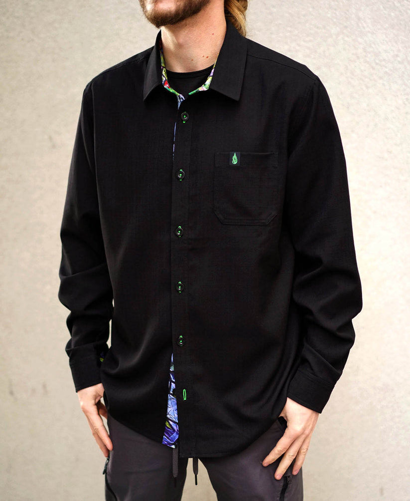 Jewel Being - Lined Button Down Shirt – CoSM Shop